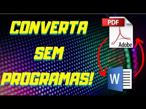 CONFIRMADO !! JEITO MAIS RAPIDO PARA CONVERTER PDF PARA WORD 2021