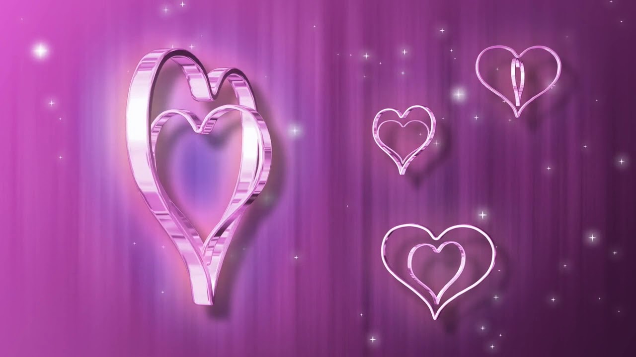 Amor Corações Romântico-  Video Background loops