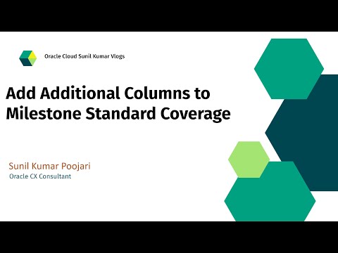 Add Additional Columns to Milestone Standard Coverage - Demo