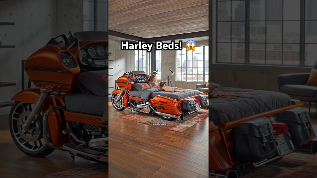 These Harley Beds Are the Boldest Motorcycle Beds You’ll Ever See