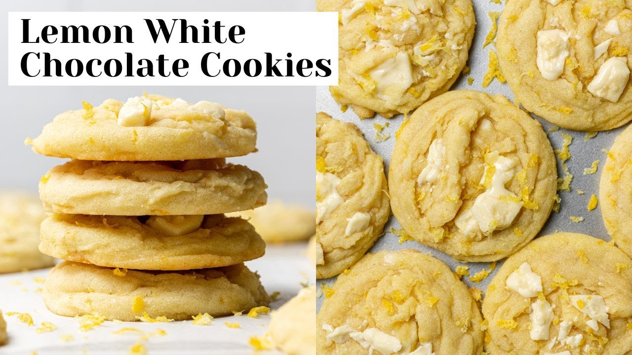 Lemon White Chocolate Cookies