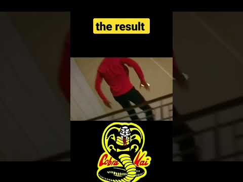Cobra Kai Season 5 | Miguel's fall behind the scenes #shorts