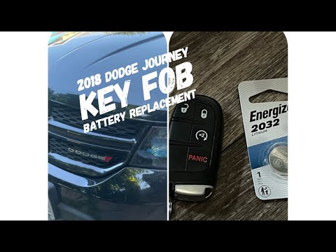 2018 Dodge Journey Key fob Battery replacement