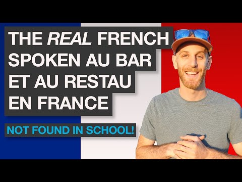 🇫🇷 Bar & Restaurant French you WON'T learn in class! - Real, everyday French.🍴🍻
