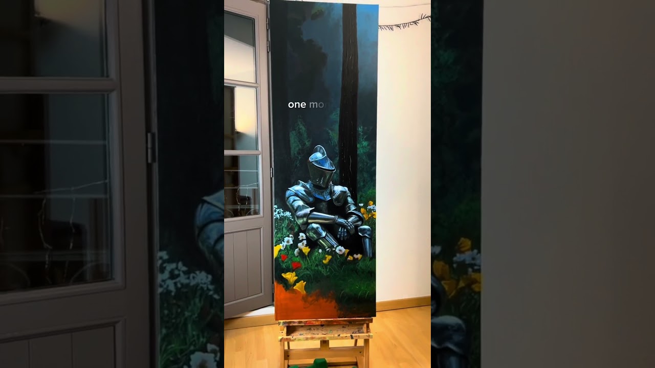 This is the last painting I did in 2025. I just released some large prints, almost as large as the o