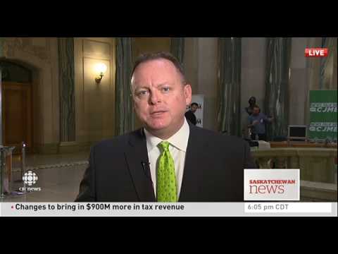 Finance Minister Talks About Saskatchewan's Provincial Budget