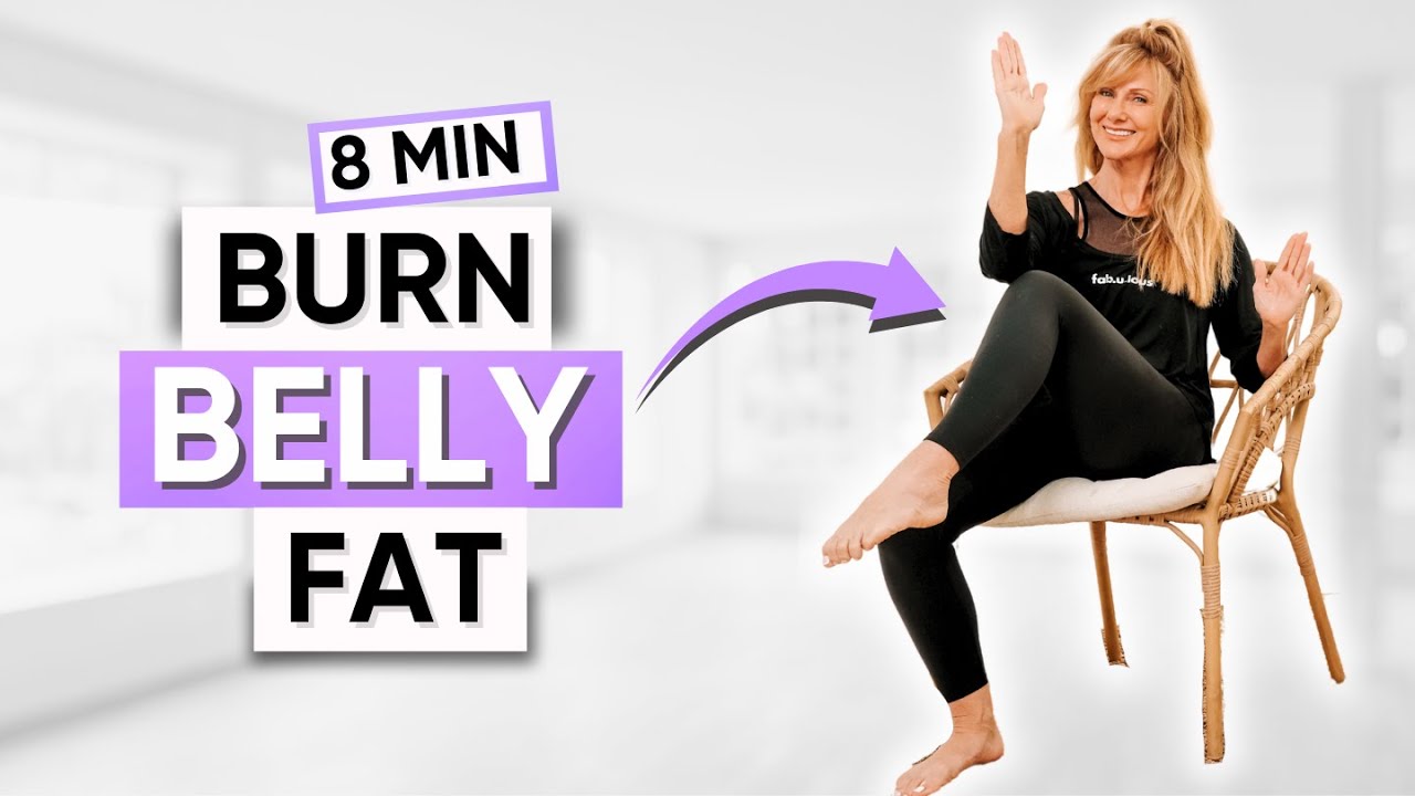 8 Minute Belly Fat Workout Anyone Over 50 Can Do!