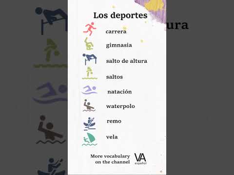 Deporte 🎾 Vocabulario en Español