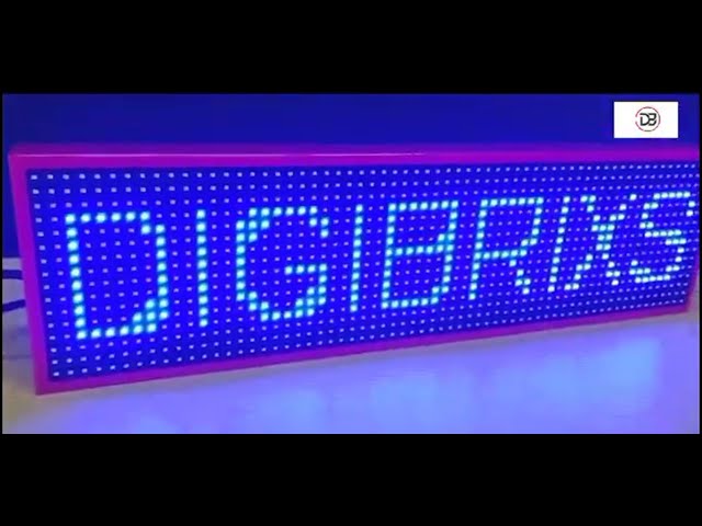 Display Module - P6 Smd Scrolling Led Display (Blue) Manufacturer from ...