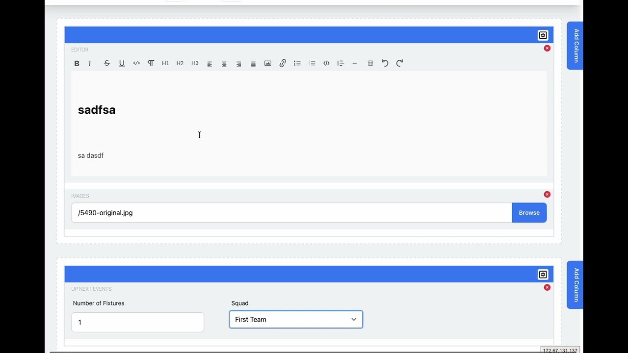 Add and Edit News  - Aethera CMS