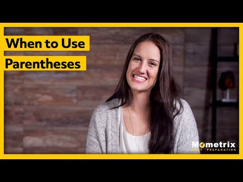 When to Use Parentheses