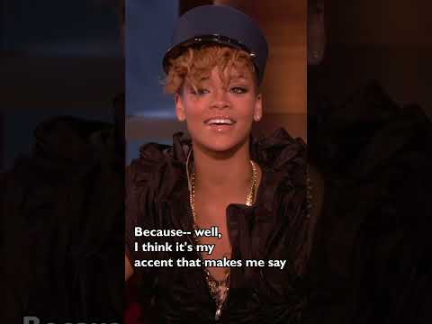 This is how #Rihanna pronounces her name. #ellen #shorts