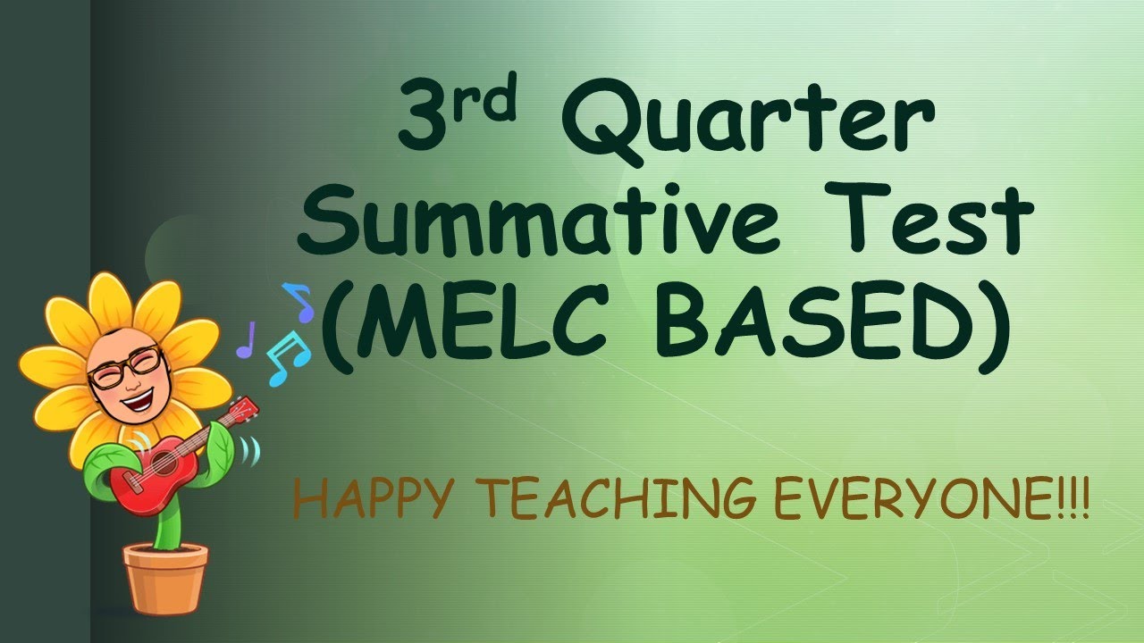 3RD QUARTER SUMMATIVE TEST IN AP 10 (MELC BASED)