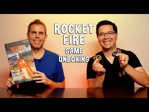 Unboxing Rocket Fire - Rocket Ship Board Game