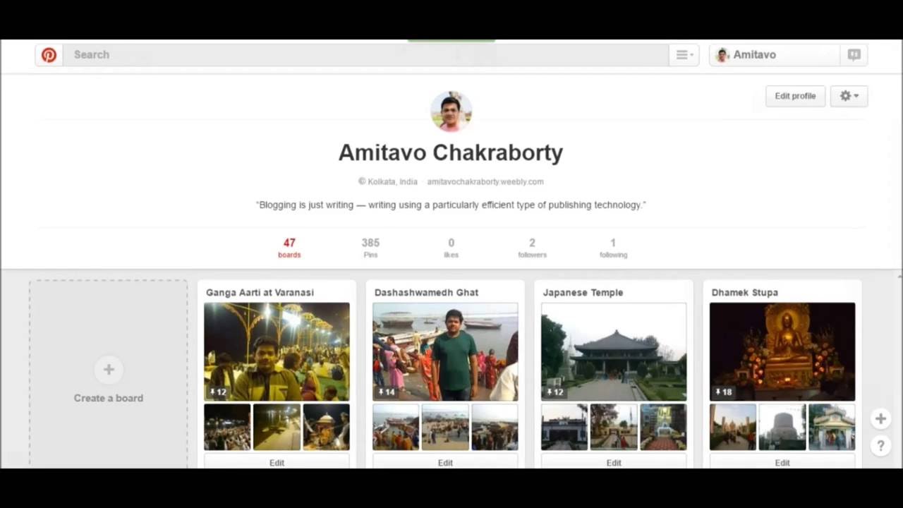 Pinterest - Find and invite your friends