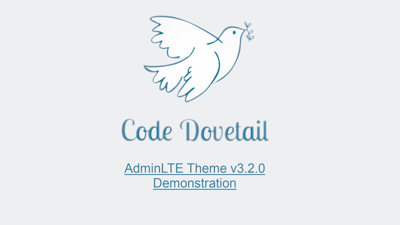 AdminLTE Theme v3.2.0 (Opensource Bootstrap Admin Dashboard Template) - Complete Tutorial
