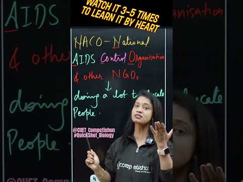What is THE NACO - NATIONAL AIDS CONTROL ORGANISATION | Quickshot Biology | #biology#cuet2024#ncert