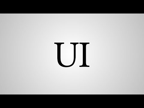 What Does "UI" Stand For?