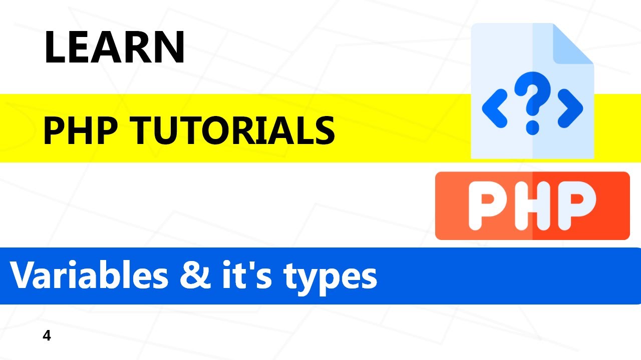 PHP Variables Tutorials | Php tutorials for beginners with MySQL