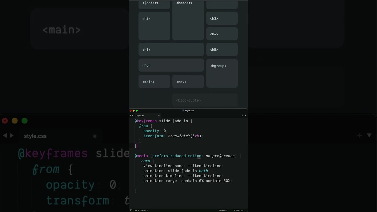 Scroll-driven animations