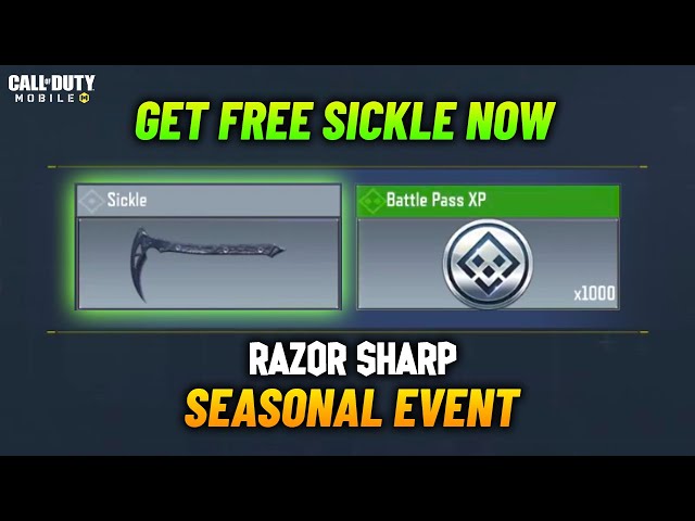 How to get Sickle, the new melee weapon, in COD Mobile