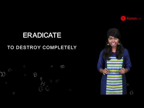 IELTS | Words made easy- Eradicate