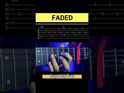 Alan Walker - Faded (Accurate Tabs) (Guitar Fingerstyle Tutorial)