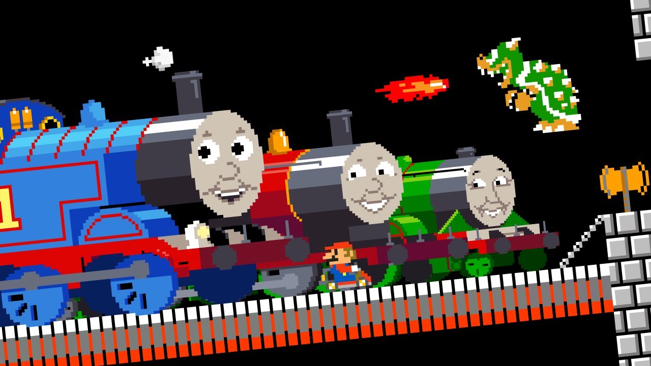 THOMAS AND FRIENDS take on BOWSER! #1