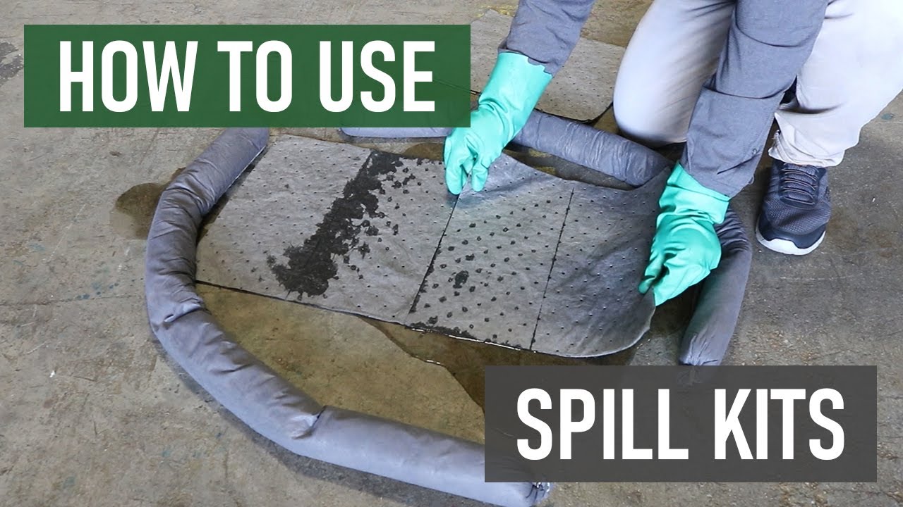 How to Use a Spill Kit [Clean Up Chemical & Oil Spills]