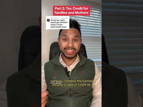 Tax Credits for Families & mothers #taxrefund #singlemom #cpa #incometax #singlemomtaxes #taxes