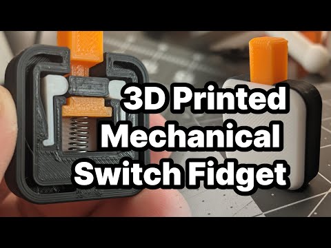 Mechanical Switch Fidget Click Toy by kriswillcode - Thingiverse