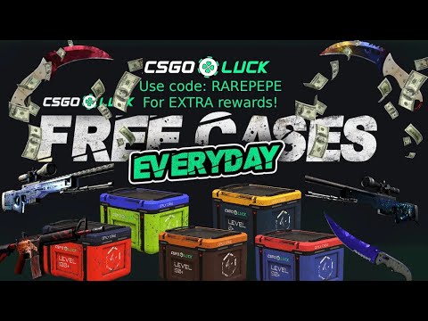 Best csgo/CS2 gambling site in 2024! | Free CS2 skins | csgoluck | Use code RAREPEPE | Big Win | 10$