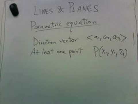 lines in 3d