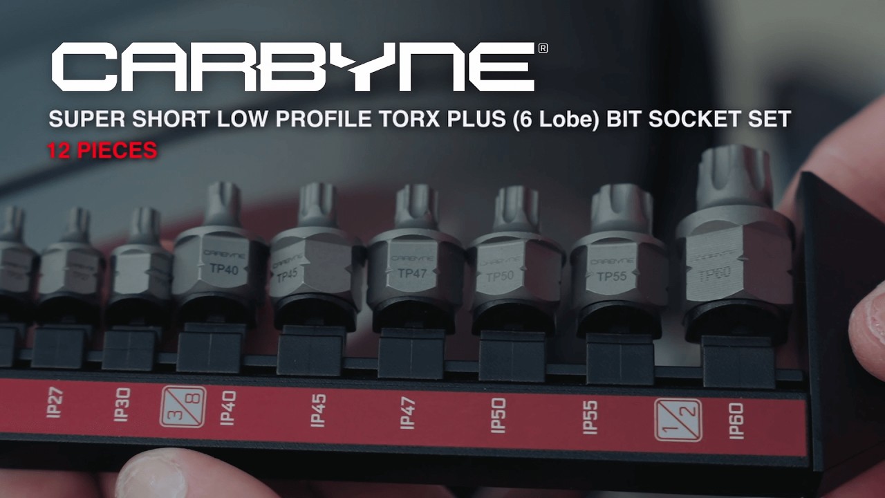 CARBYNE 12 Pc. Super Short Torx Plus Bit Socket Set (3101597)