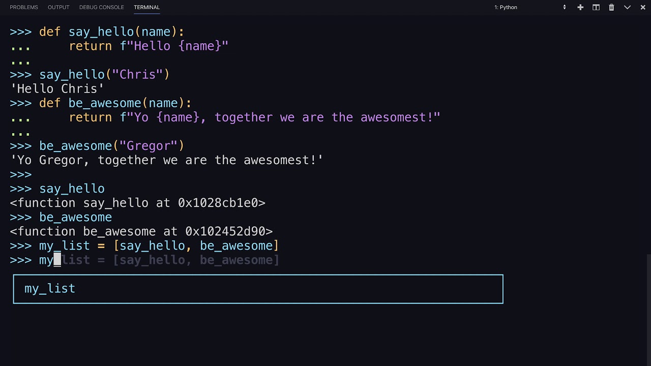 Why Python Functions Are 