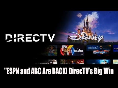 DirecTV & Disney Strike Huge Deal! ESPN and ABC Channels Are BACK Just in Time for Football!