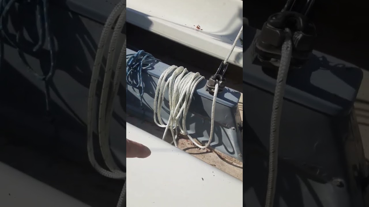 Rigging a main sheet part 2