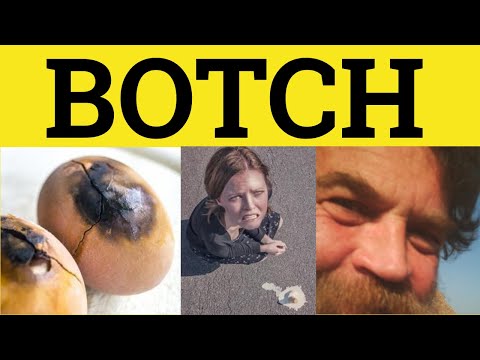 🔵 Botch Botched - Botch Meaning - Botch Examples - Slang - ESL British English Pronunciation