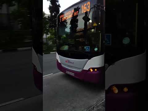 SBS Transit Scania K230UB Euro 5 Departing bus stop SBS8640B