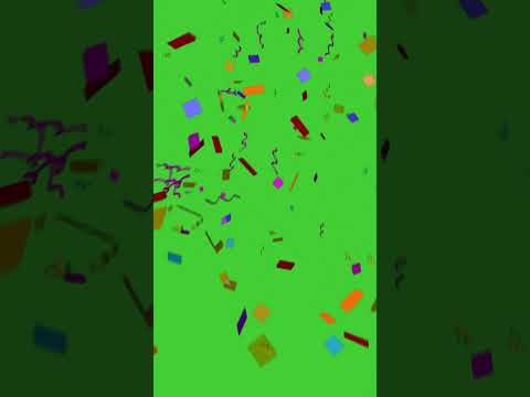 Confetti Green Screen Effect | HD | FREE DOWNLOAD