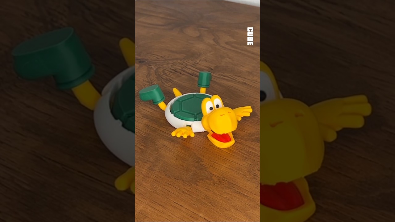 3D Printed Super Mario Koopa Troopa Coaster