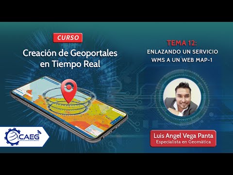 Curso de Geoportales 12 de 25 - Enlazando un Servicio WMS a un Web Map - 1° Parte | CAEG