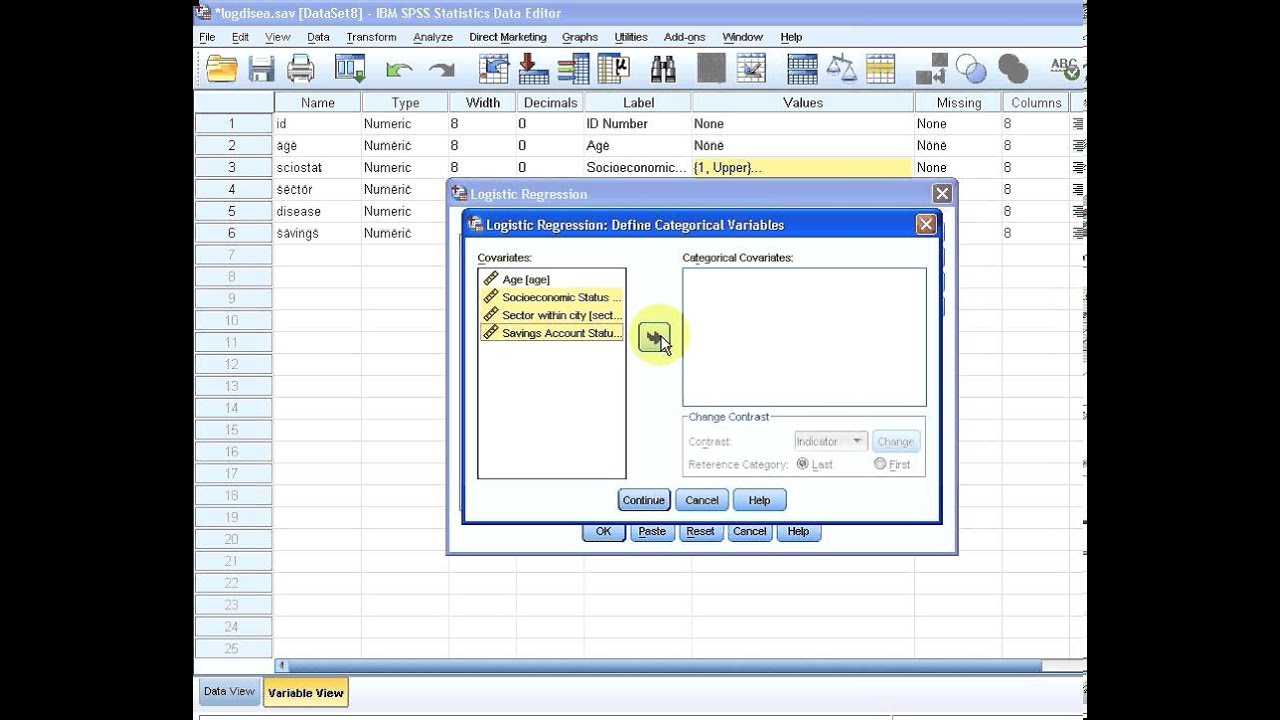 SPSS Logistic Regression (Part 1)