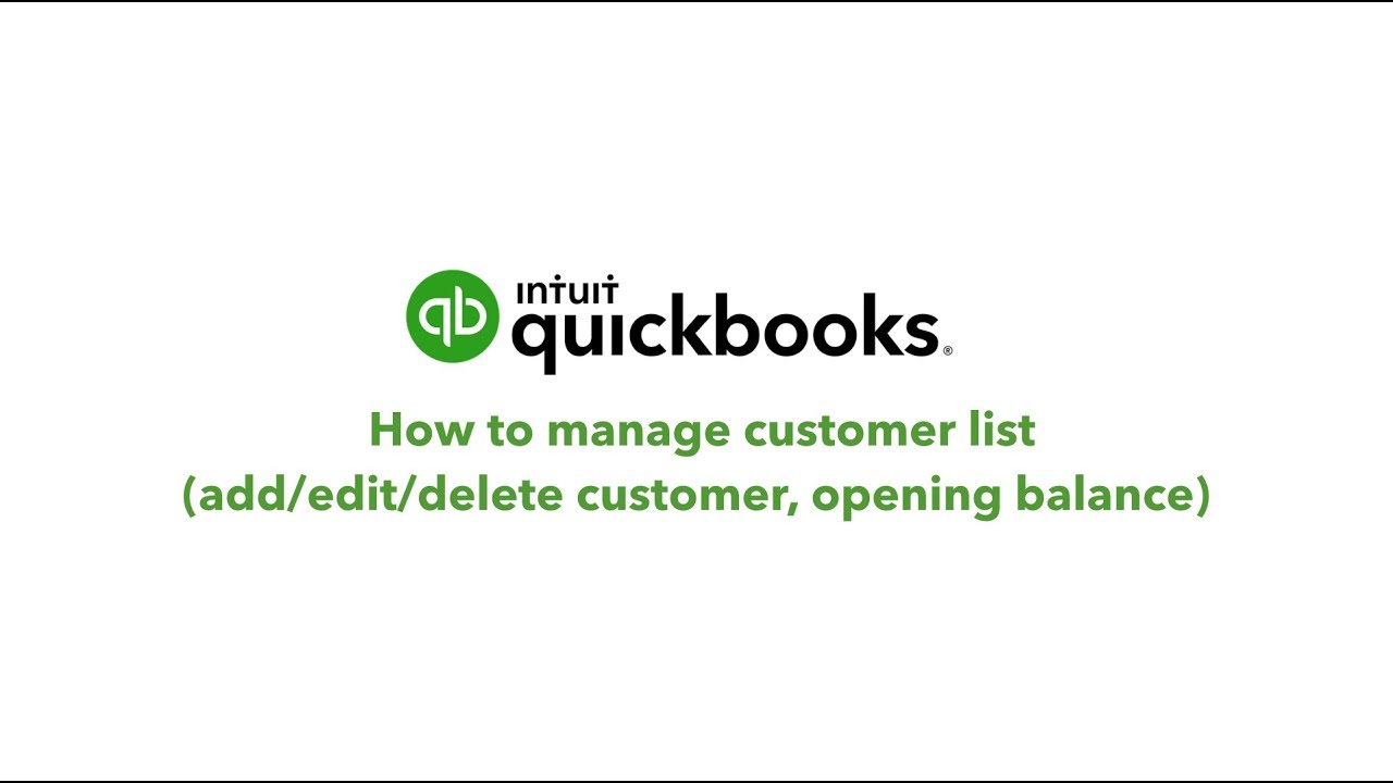 How to Manage Customer Lists (Add/Edit/Delete Customers) in QuickBooks Online | South Africa