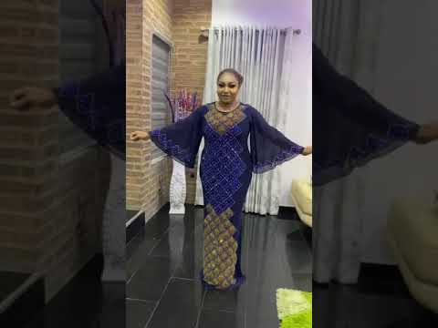 African Eleganza Ankara Lace Dress