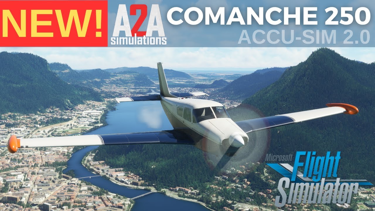 A2A Simulations Accu-Sim 2.0 Piper Comanche Review Flight - #4 by MimikriX - Videos & Streams ...