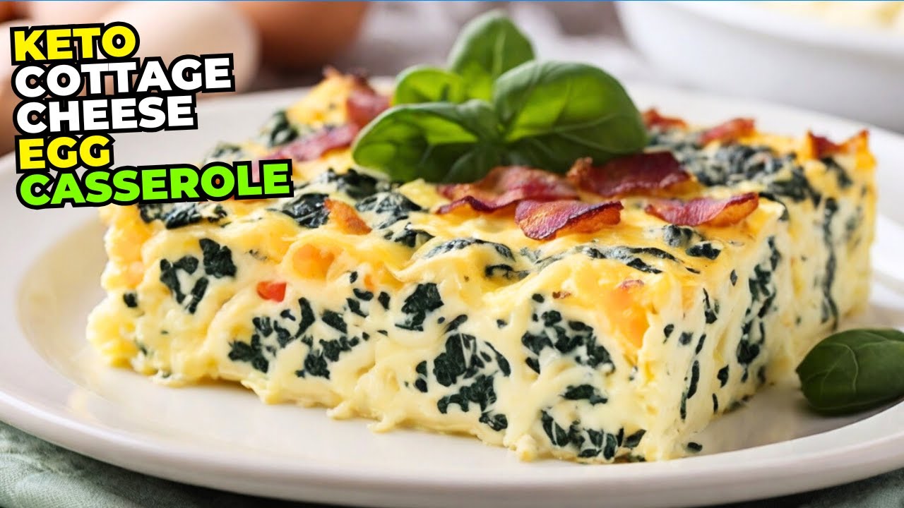 Keto Cottage Cheese Egg Casserole | Low-Carb Breakfast Delight