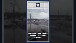Istanbul Storm 2026 Gale Winds Floods Ferries Stopped Trees Down