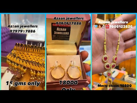 💐 Bridal necklace set | Turkish gold earrings with stylish design 🍁 | Girlish tip tops 🥰