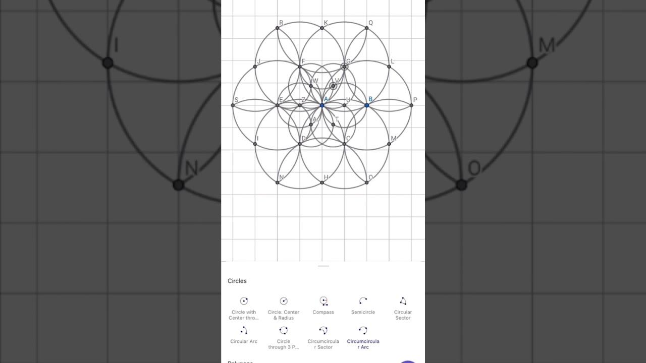 How to draw geometry with GeoGebra 2 #geometricshapes#geometry #maths #geogebra